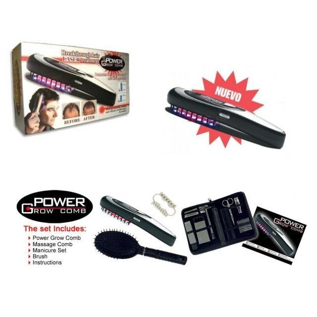 Peria cu laser pentru cresterea parului power grow comb Preturi Ieftine