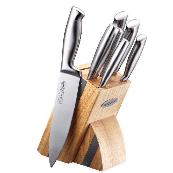 Set cutite inox cu suport 8 piese Peterhof PH22365 Preturi Ieftine